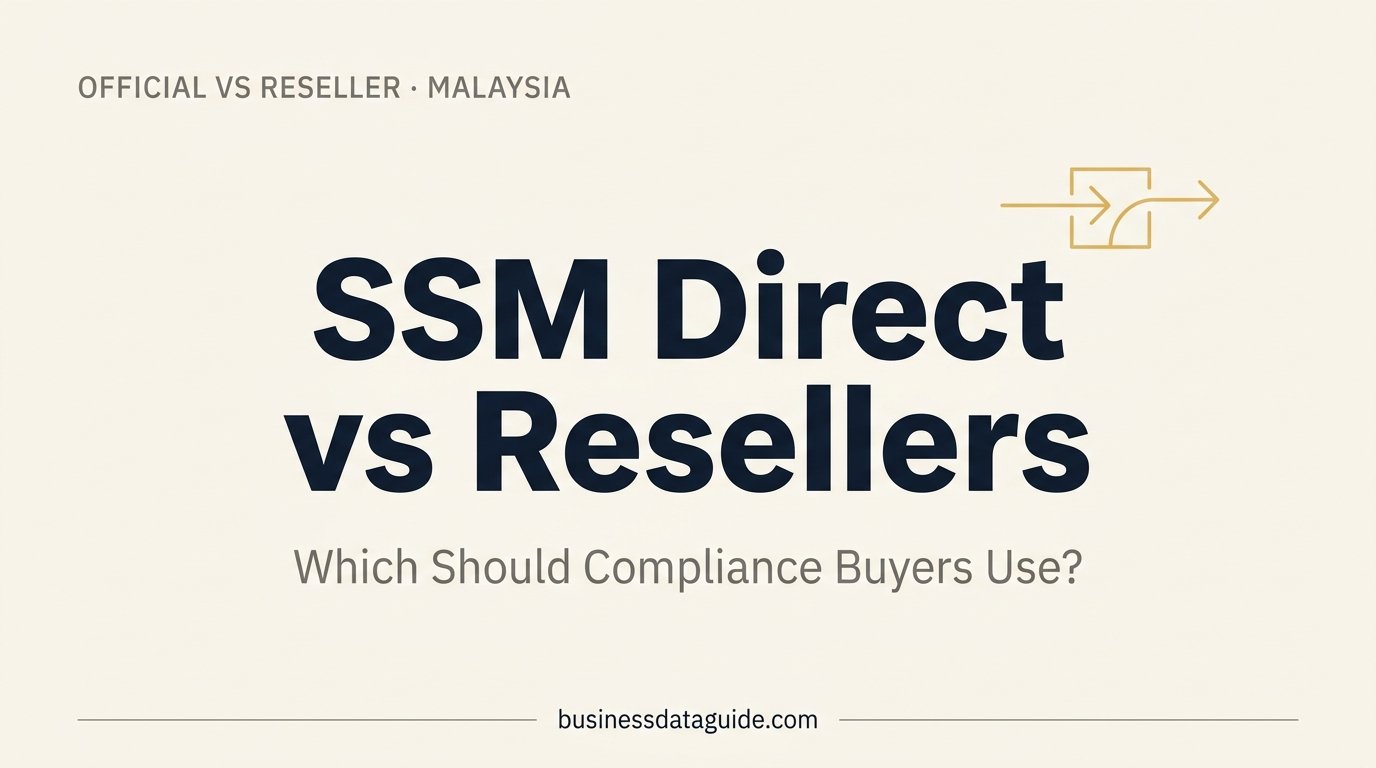 SSM Direct vs Resellers: Which Should Compliance Buyers Use in Malaysia ...